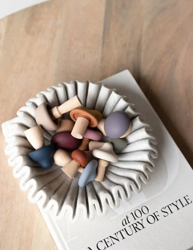 Wooden Mushroom Montessori Toy – LYTL