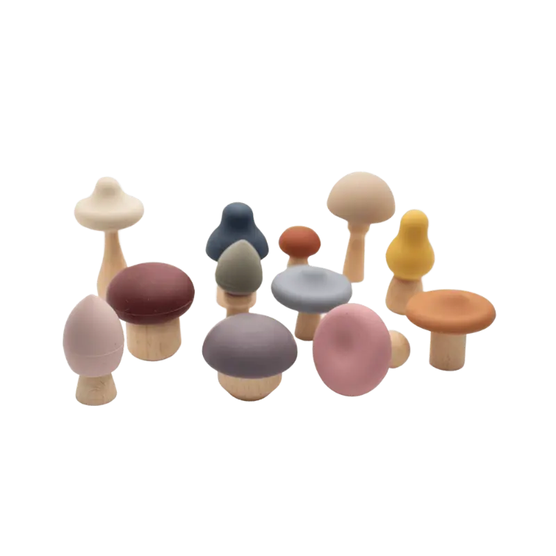 Wooden Mushroom Montessori Childrens Toy – LYTL®