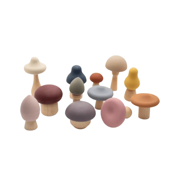 Wooden Mushroom Montessori Childrens Toy – LYTL®